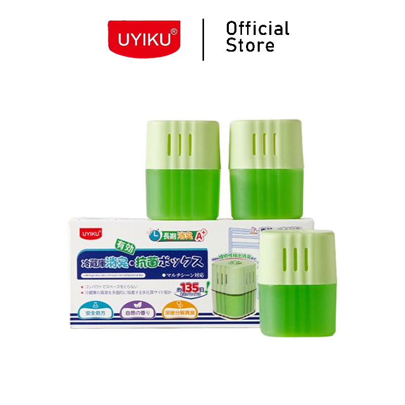 UYIKU Refrigerator Deodorizing and Antibacterial Box (3 Pcs in 1 Pack) | Shopee Malaysia