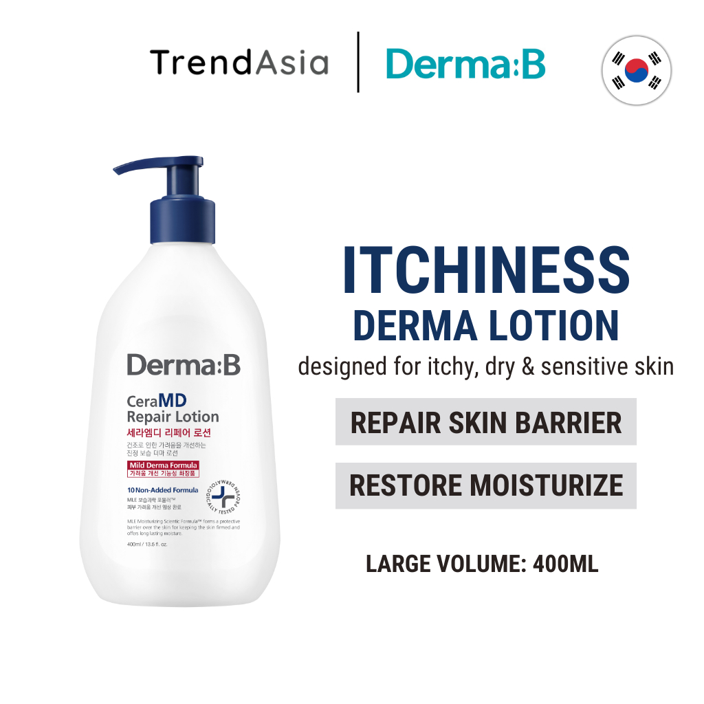 DERMA B CeraMD Repair Lotion 400ML Repair Skin Barrier Relieve Itchy ...
