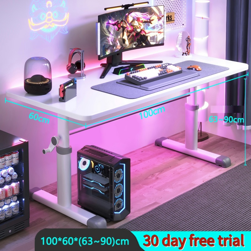 Nearra Carbon fiber adjustable study table office desk gaming table ...