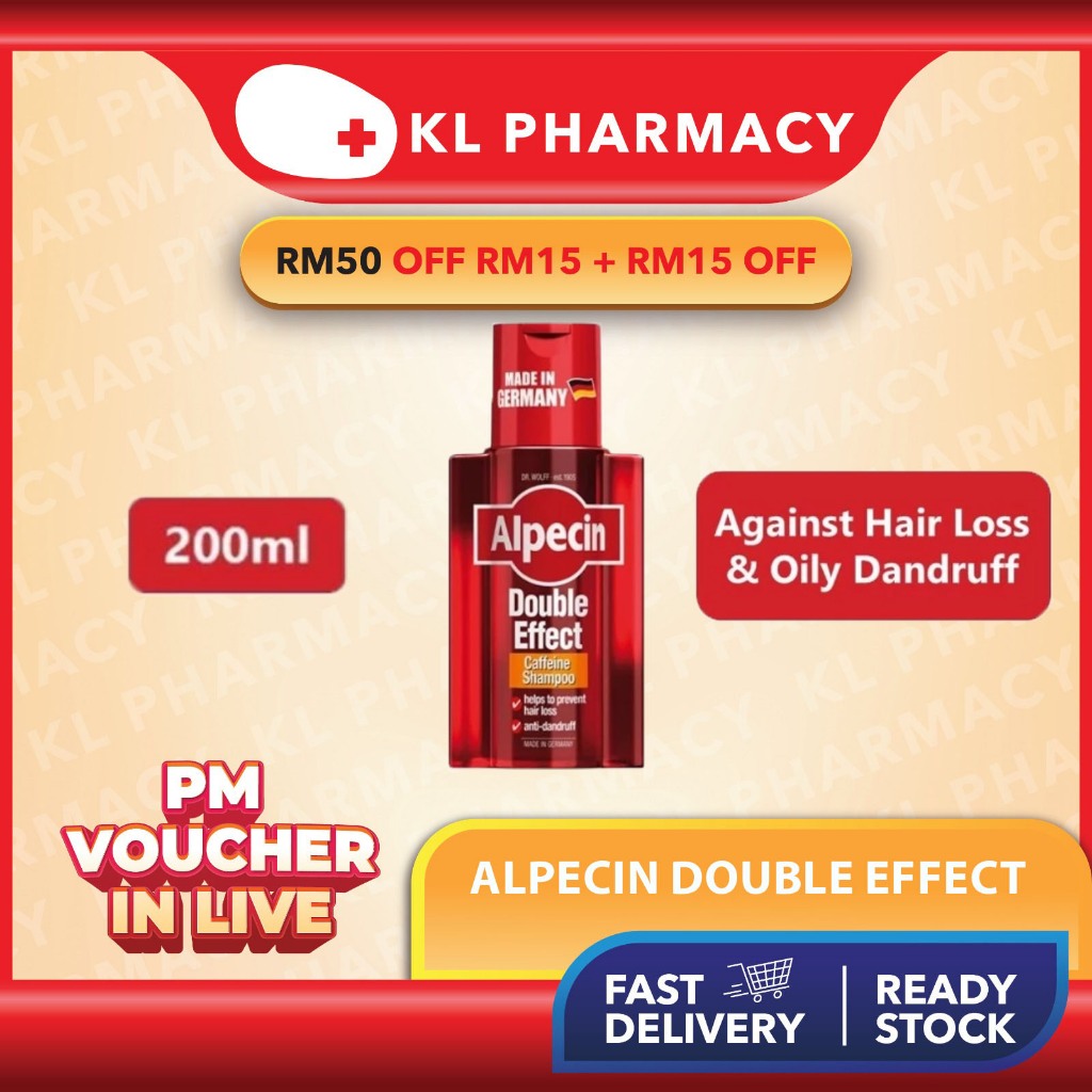 Alpecin Double Effect Caffeine Shampoo (200ml) | Shopee Malaysia