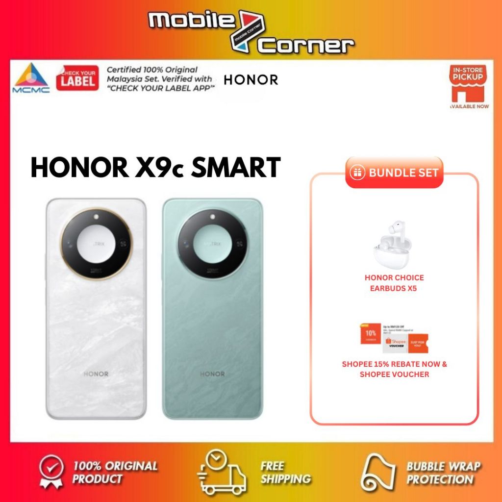 HONOR X9C SMART 5G (8GB Extended RAM + 256ROM) | NFC | Warranty under HONOR Malaysia | Shopee ...