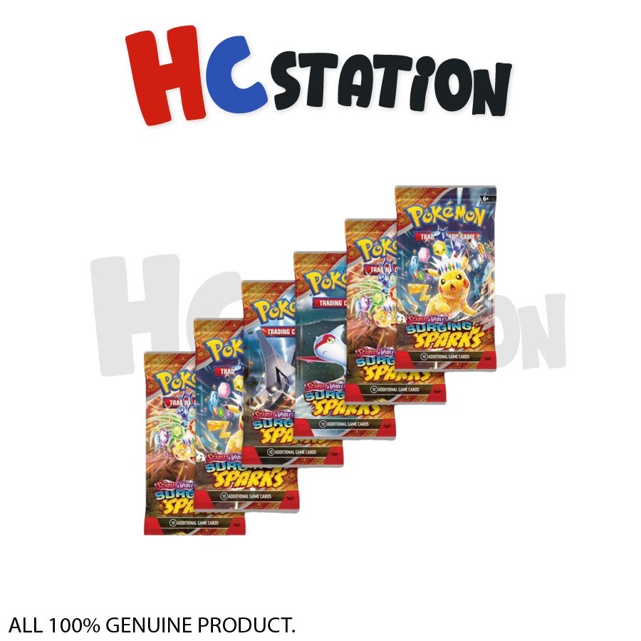 POKEMON TCG: LIVE RIP SV8 Scarlet & Violet: Surging Sparks BOOSTER PACK ...