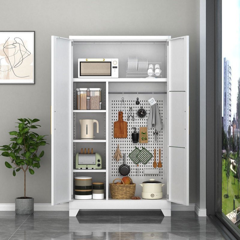 Iron mop cleaning cabinet balcony storage cabinet outdoor sunscreen ...