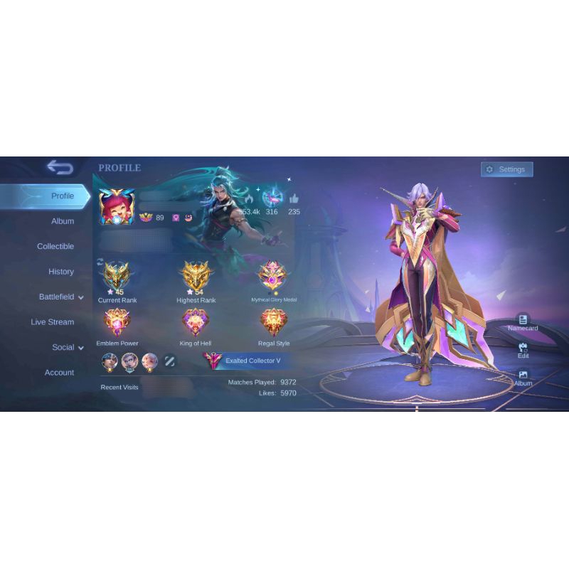 Mobile Legends Account | Shopee Malaysia