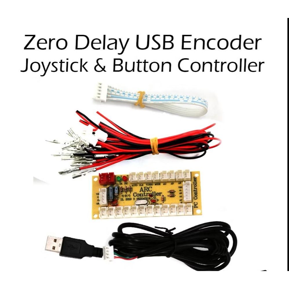 Zero Delay USB Encoder PC Arcade Joystick and Button Controller | Shopee Malaysia