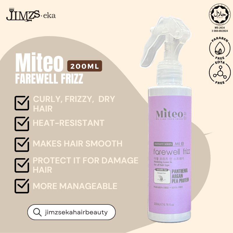 Miteo Farewell Frizz ( Mi 8) (Anti-Frizz / Hydrating / Anti-Keriting ...