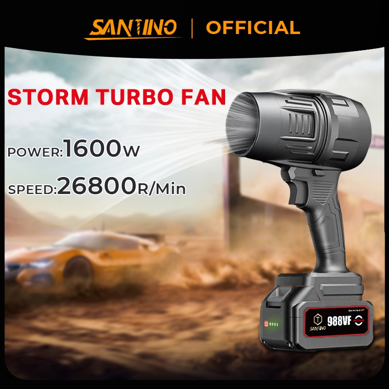 Turbostorm Handheld High Power TurboJet Fan Hurricane Snow Blower Dust ...