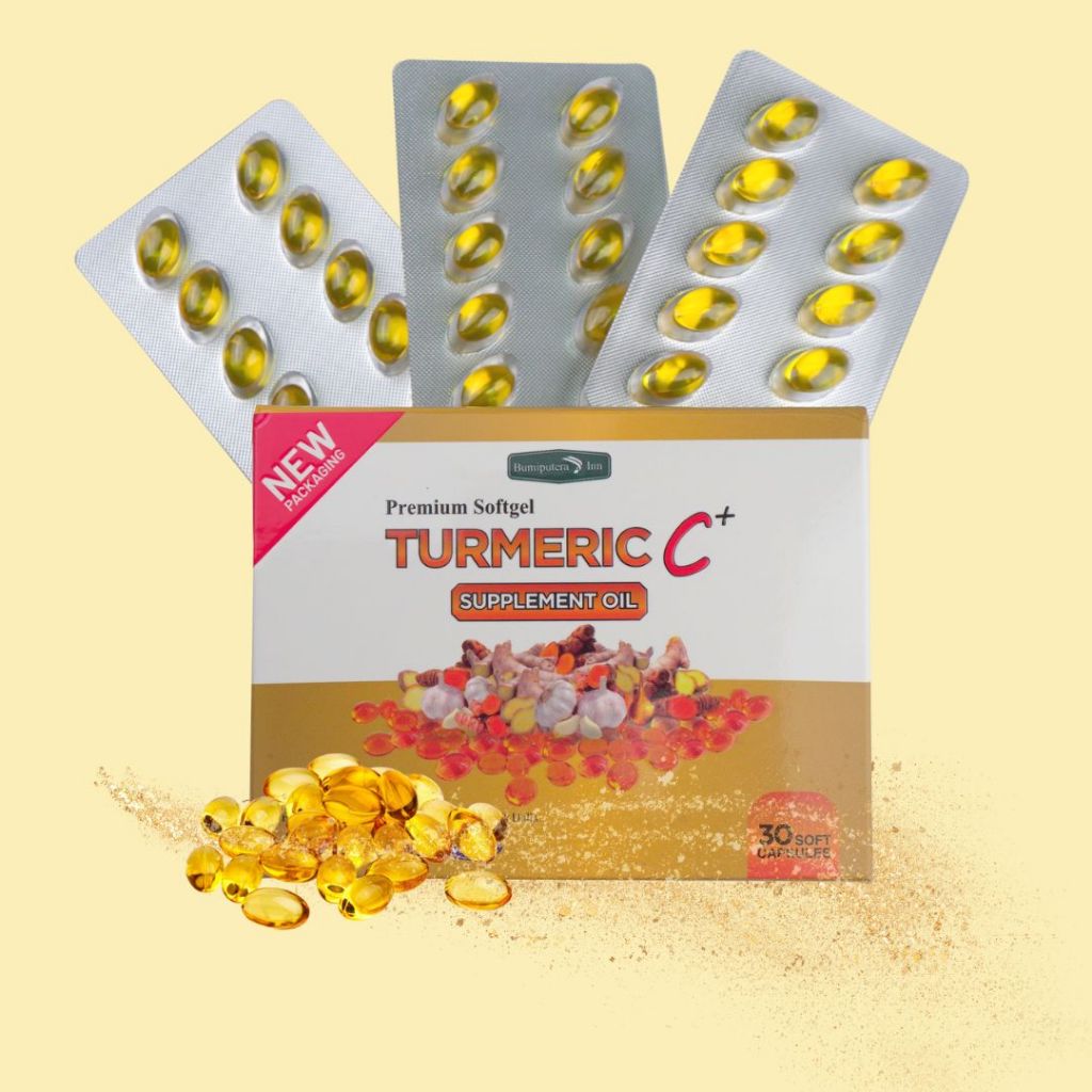 TURMERIC C PLUS ORIGINAL HQ turmeric c oil suppplement rawat angin gerd ...