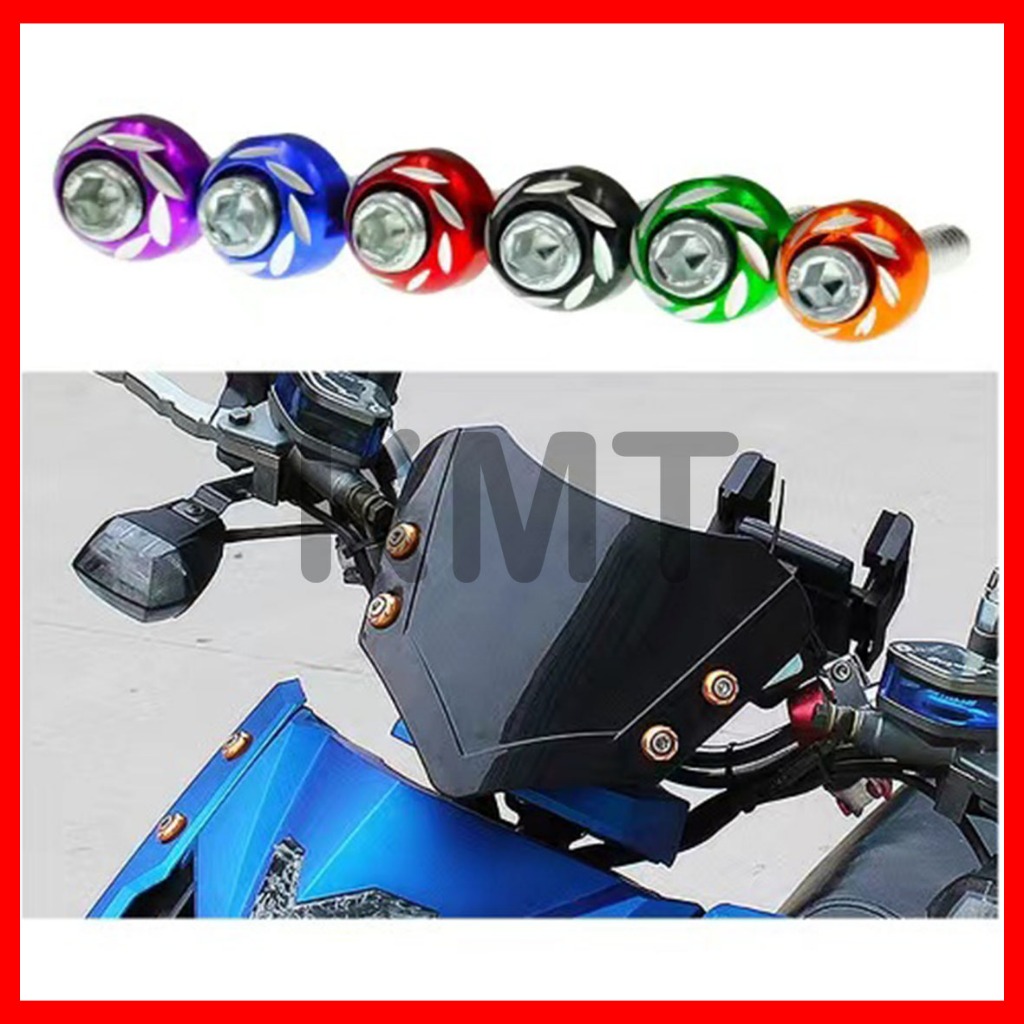 KMT M6 NUMBER PLATE SCREW MOTOR UNIVERSAL ALLEN KEY NUT SKRU LESEN ...