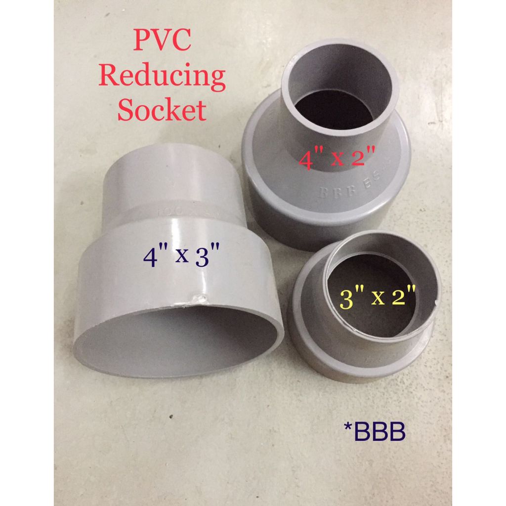 PVC Reducing Socket / Reducer Socket / PVC Fitting BBB | Shopee Malaysia
