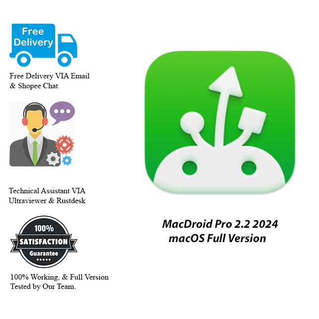 MacDroid Pro 2.2 2024 macOS Full Version | Shopee Malaysia