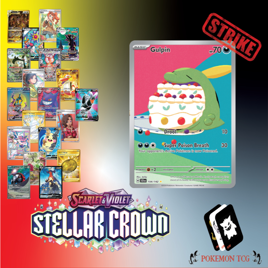 Gulpin 154/142 Stellar Crown SV07 PTCG | Shopee Malaysia