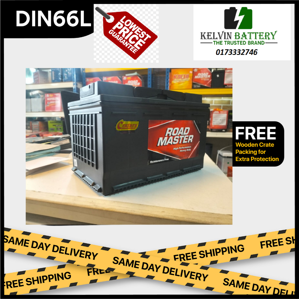 Century DIN66L roadmaster Heavy Duty MF Battery [Car Battery | Bateri ...