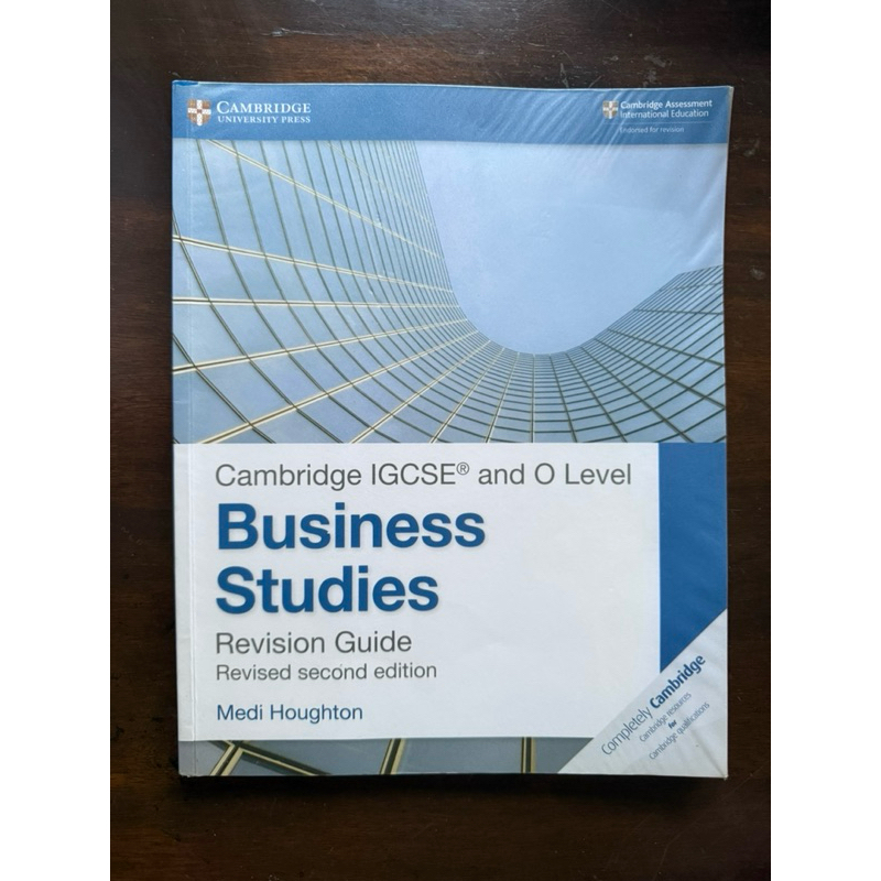 (preloved) CAMBRIDGE IGCSE AND O LEVEL BUSINESS STUDIES REVISION GUIDE REVISED SECOND EDITION ...