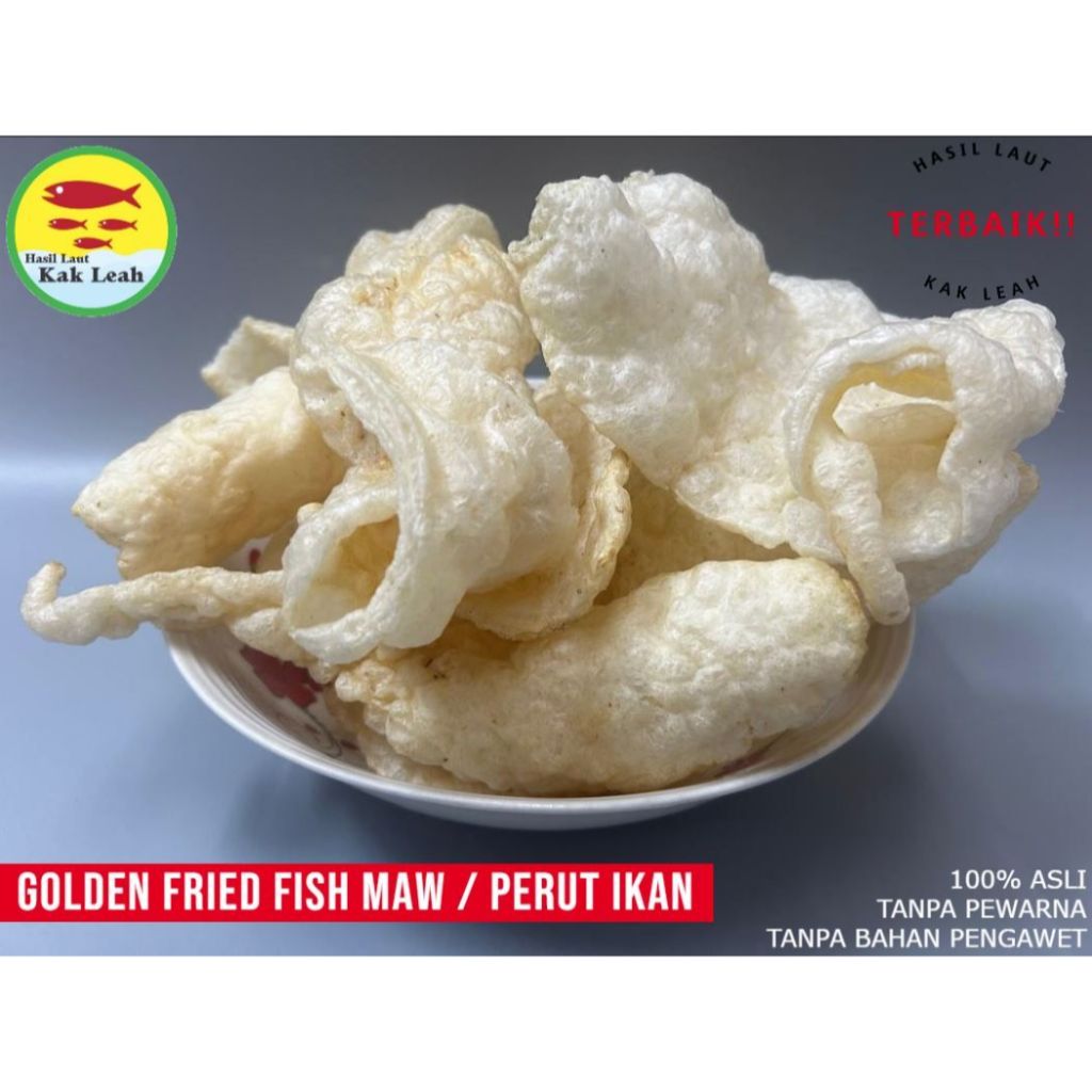 GOLDEN FRIED FISH MAW/PERUT IKAN 100GM | Shopee Malaysia