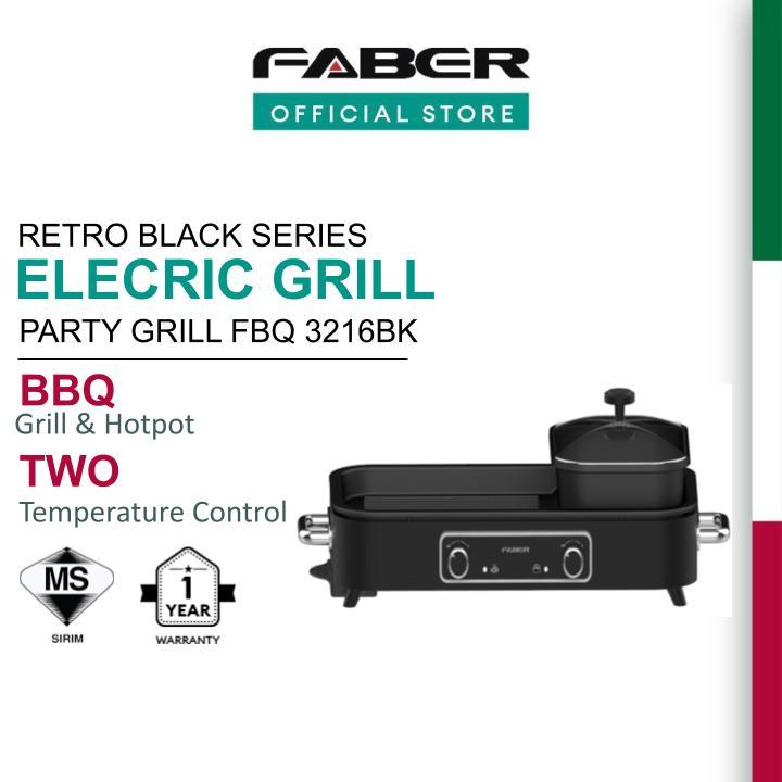FABER BBQ GRILL RETRO-BLACK FBQ 3216BK | Shopee Malaysia