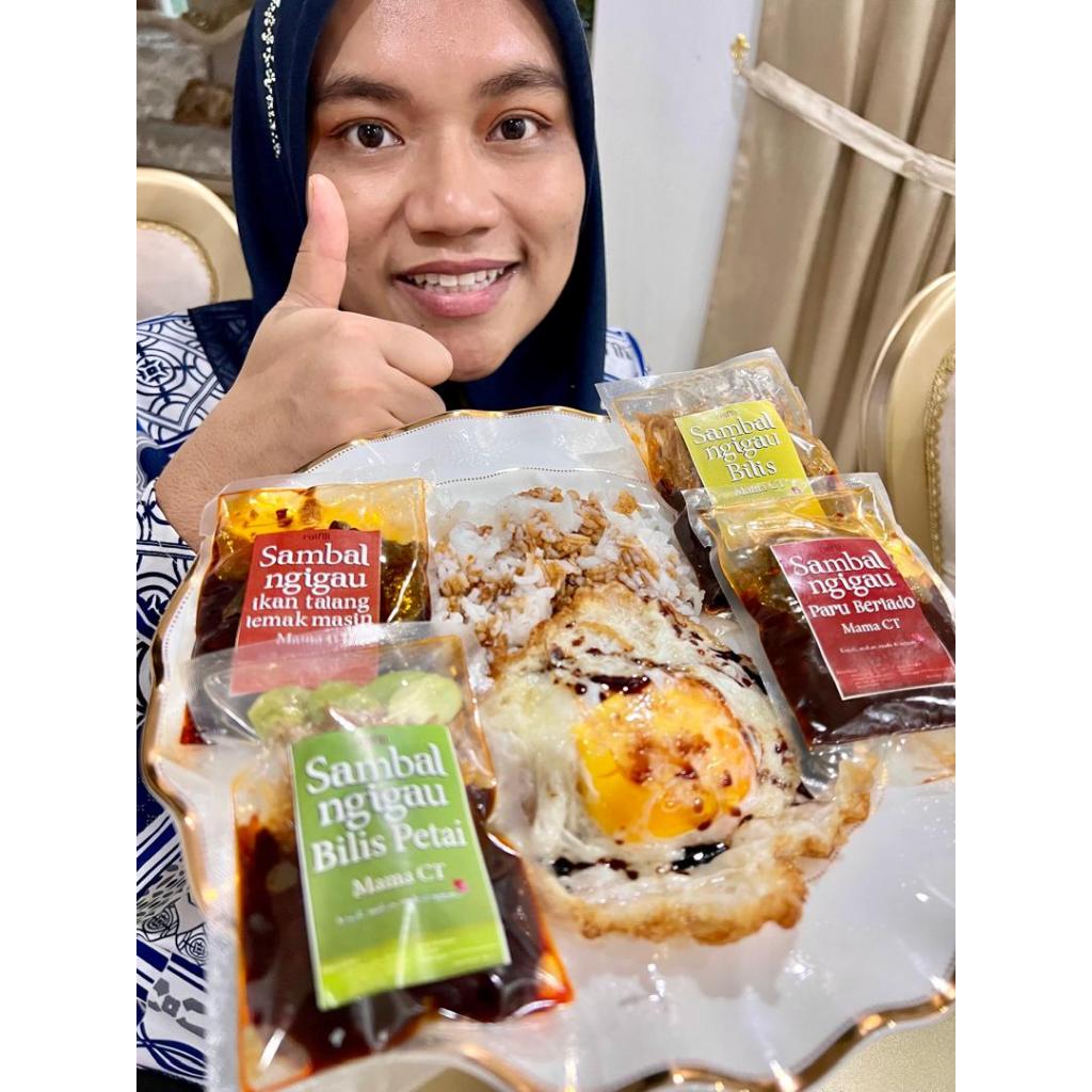 SAMBAL NGIGAU Mama CT - sambal merah home made ready to eat food 50 ...