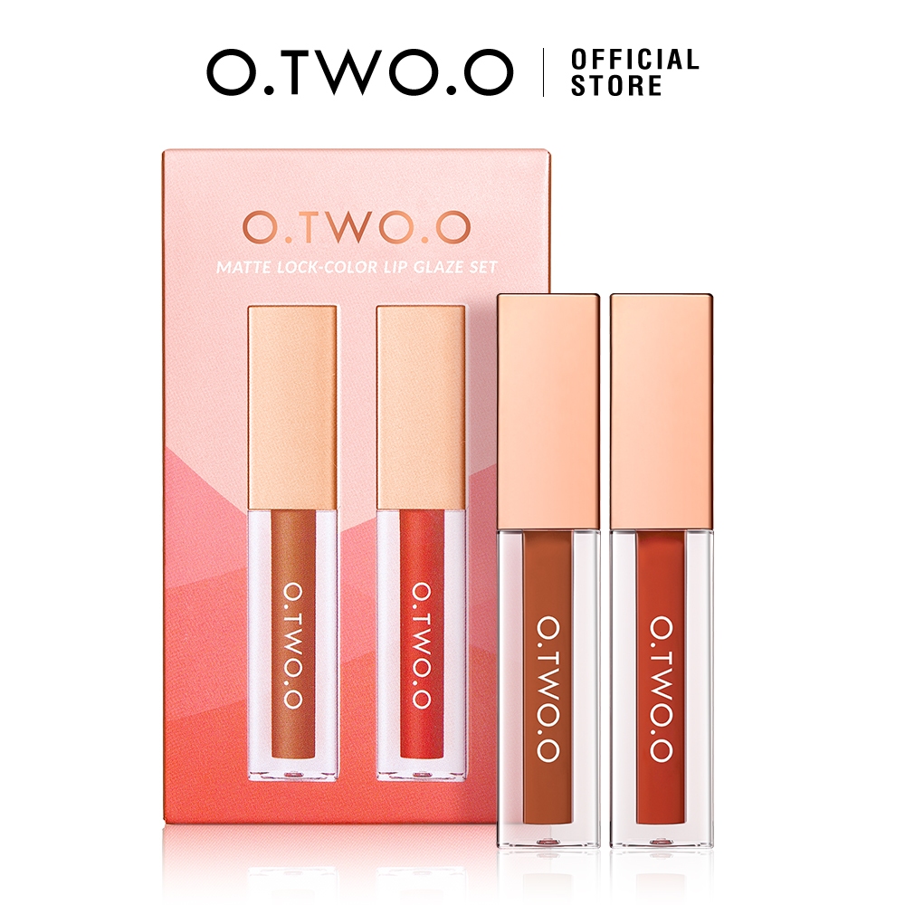 O.TWO.O Matte Lipstick Mini Set/Set Mini Gincu Matte/霧感鎖色唇釉套裝 (2 Pcs ...