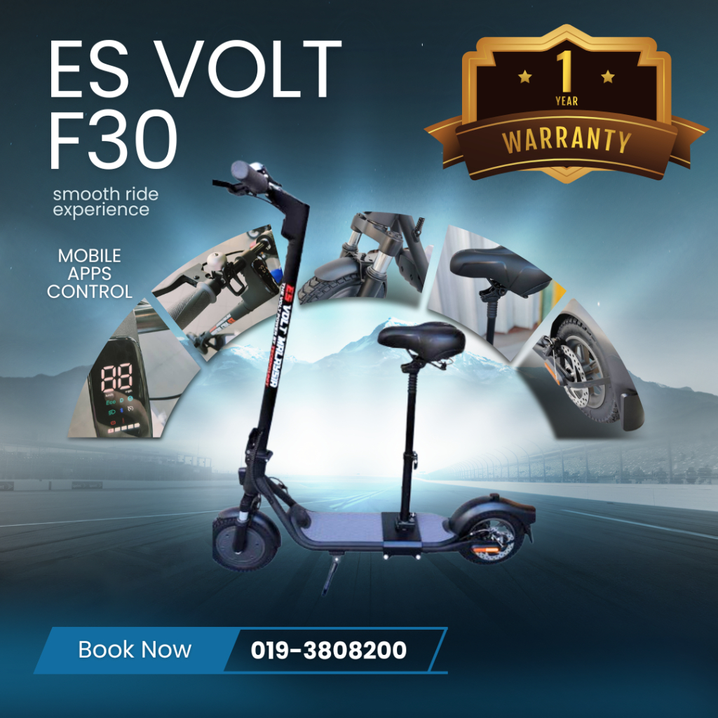 NEW ARRIVAL 2025 ES VOLT LITE F30 ELECTRIC SCOOTER LATEST MODEL ...