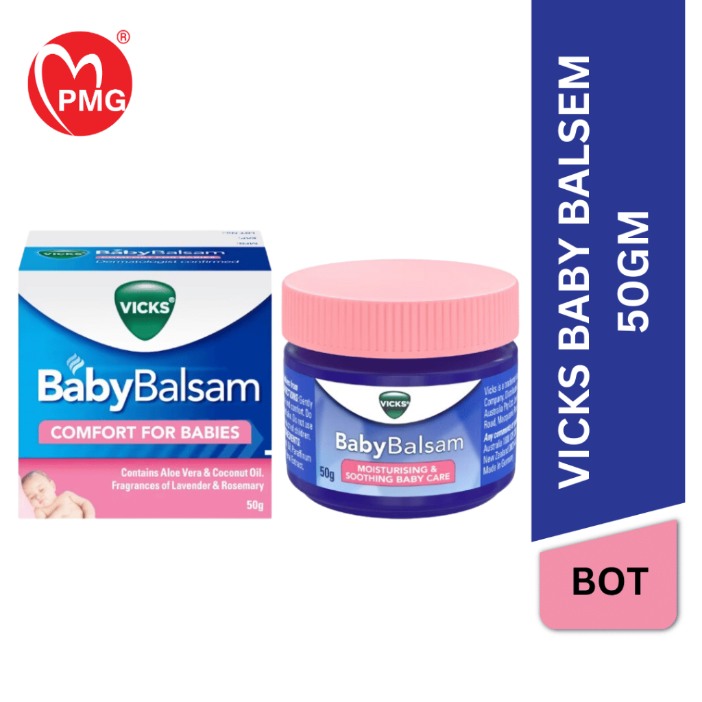 [PMG PHARMACY] Vicks Baby Balsem 50g - relief blocked nose, cough ...