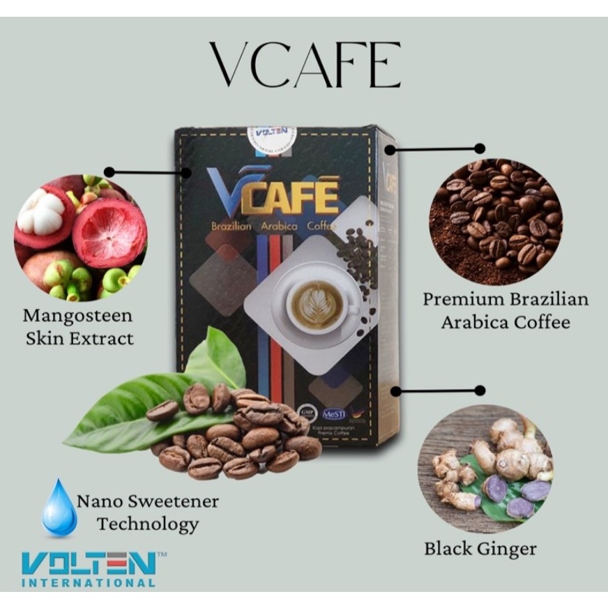 🔥 VOLTEN VCAFE BRAZILIAN ARABICA COFFEE 🔥 ORIGINAL HQ 🔥 | Shopee Malaysia