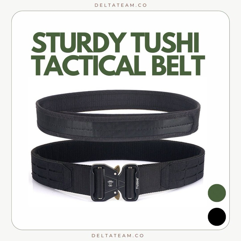 DELTATEAM.CO – TUSHI TACTICAL BELT – STRONG & STURDY BELT | Shopee Malaysia