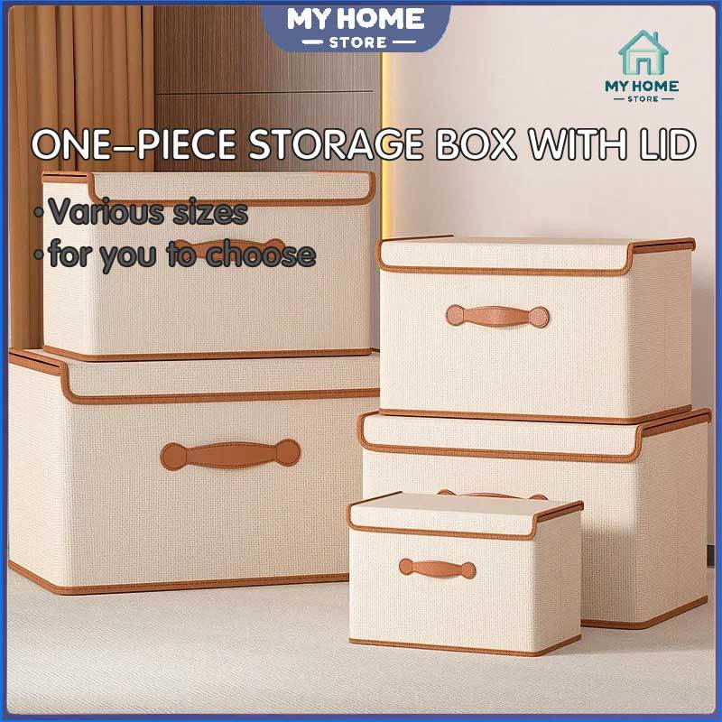 Storage Box Foldable Wardrobe Clothes Organizer Fabric With Lids ...