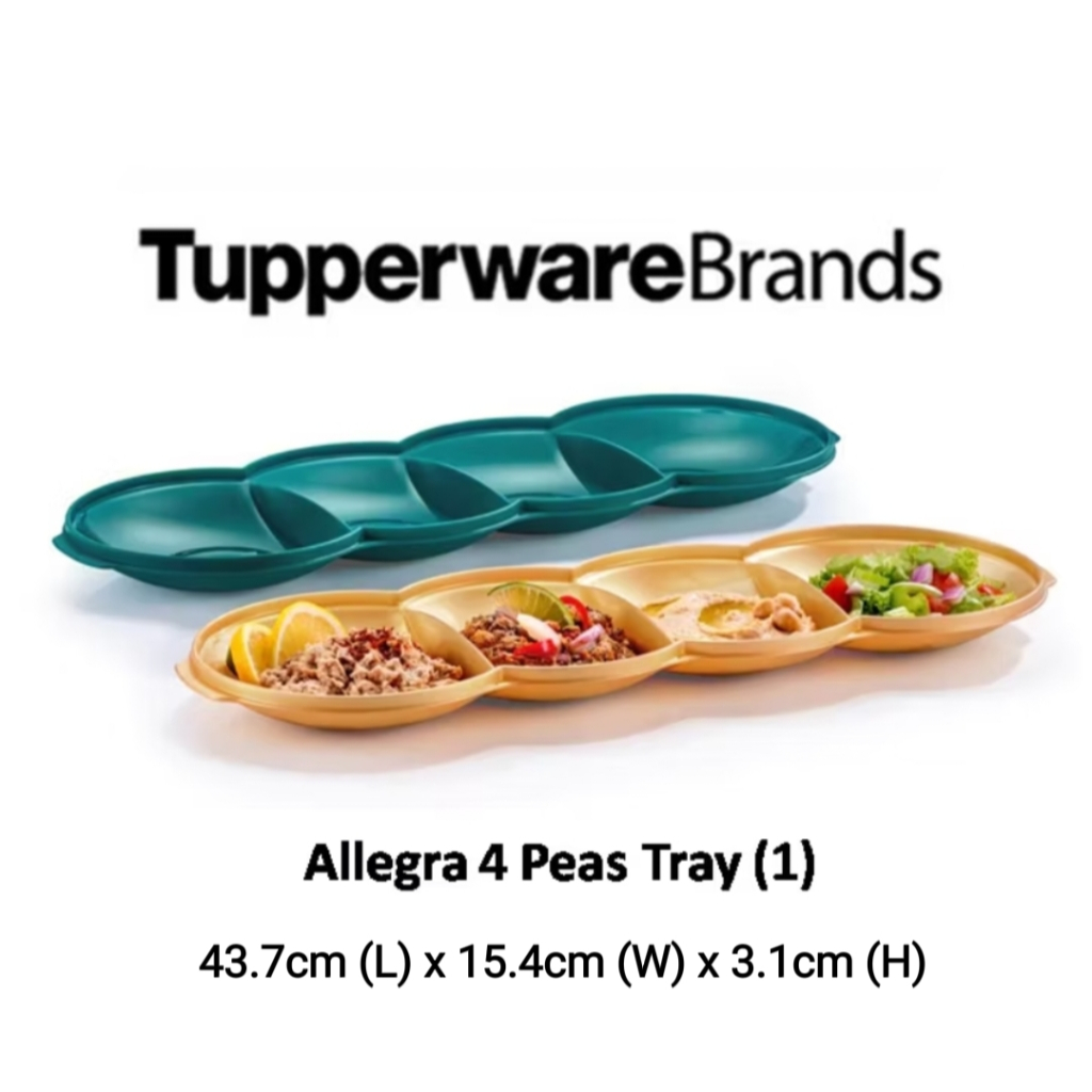 Tupperware Allegra 4 Peas Tray (1 PC / 2 PCS) | Shopee Malaysia