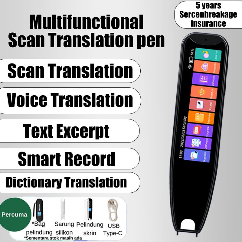 Smart translation Pen Scan Translator Malay English Chinese bilingual ...