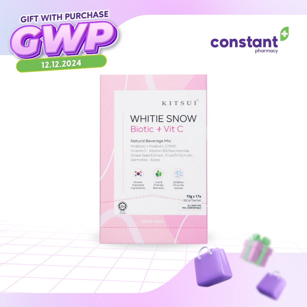 KITSUI Whitie Snow ProBiotic + PreBiotic + Vitamin C (15g X 7's ...