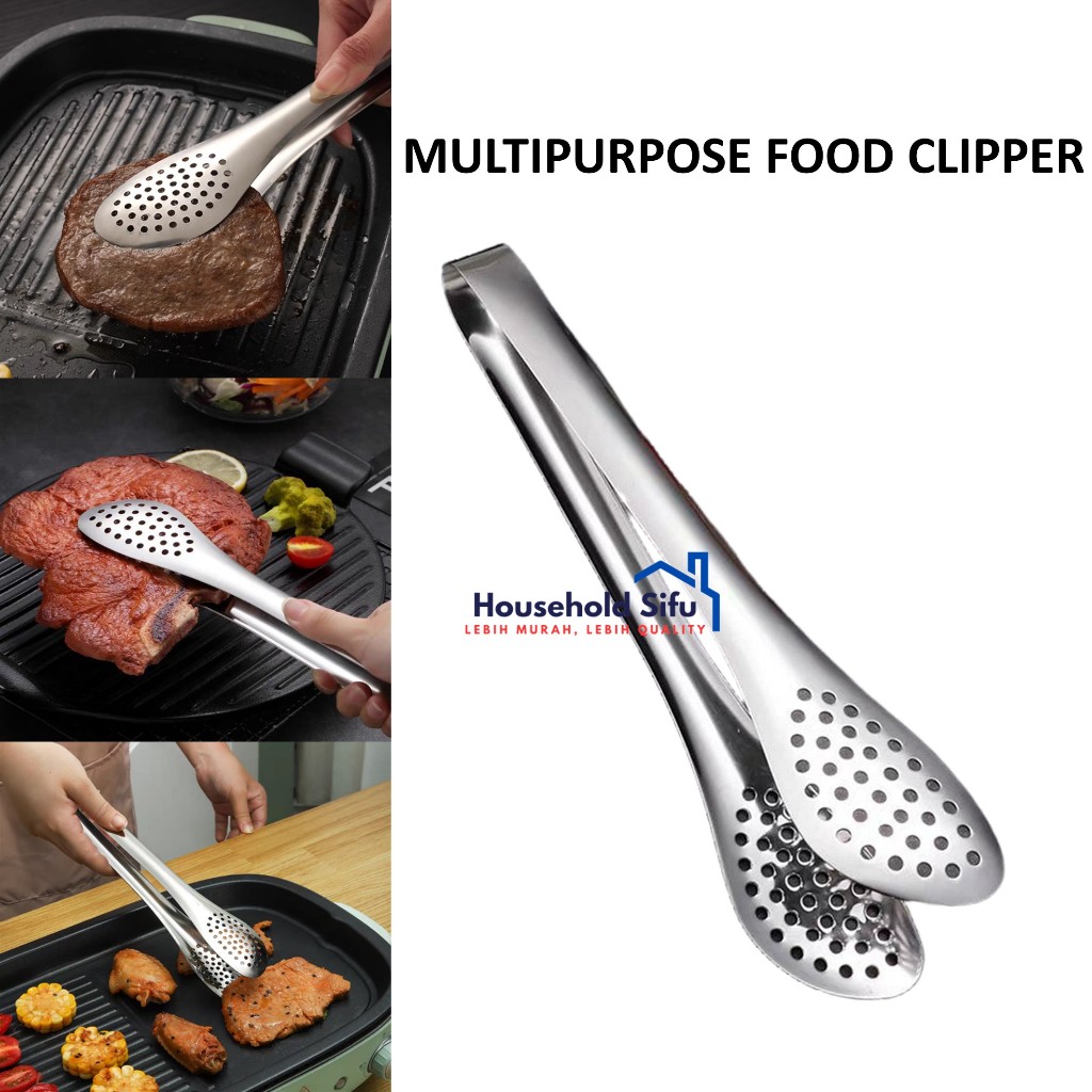Stainless steel Food clip / BBQ Pasta Clip / Food Tongs/ Food Clipper ...