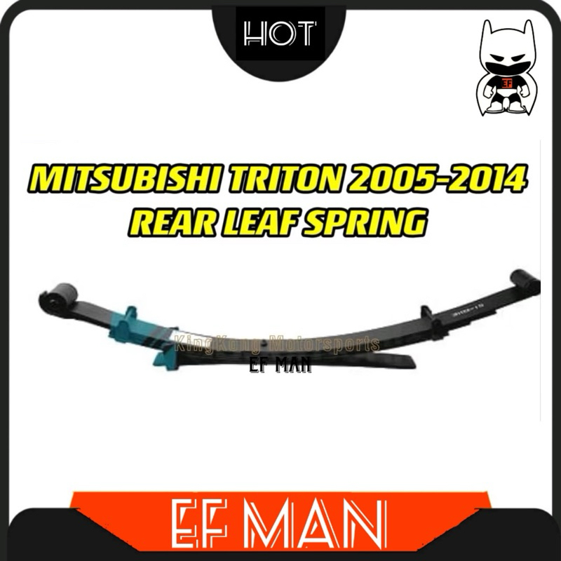 MITSUBISHI TRITON 2005-2014 4x4 REAR LEAF SPRING COMPLETE RA MR992599 ...