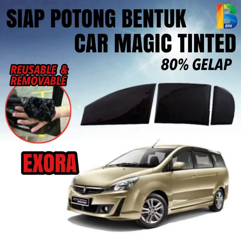 Proton Exora 4 Door Magic Tinted 80% Gelap Siap Potong Tint Cermin ...