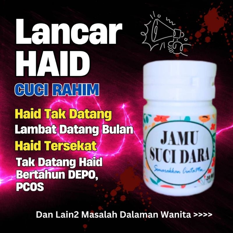 🔥💯 Ubat Lancar Period, (menstruation booster), TURUN Darah Period, JAMU ...