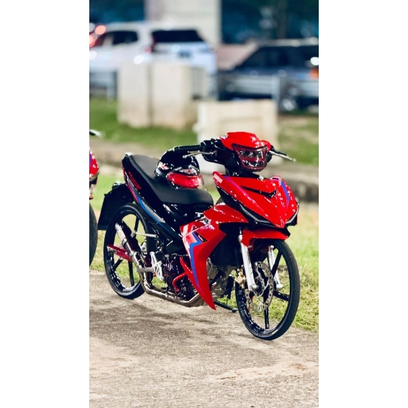 COVERSET Y15 V1/V2 MX KING MERAH CILI CUSTOM🔥 | Shopee Malaysia