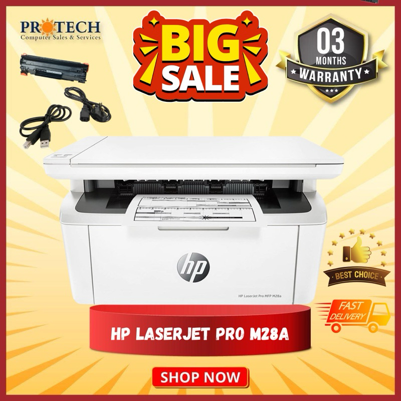 Hp Laserjet Pro M28a Printer used (Refurbished) | Shopee Malaysia