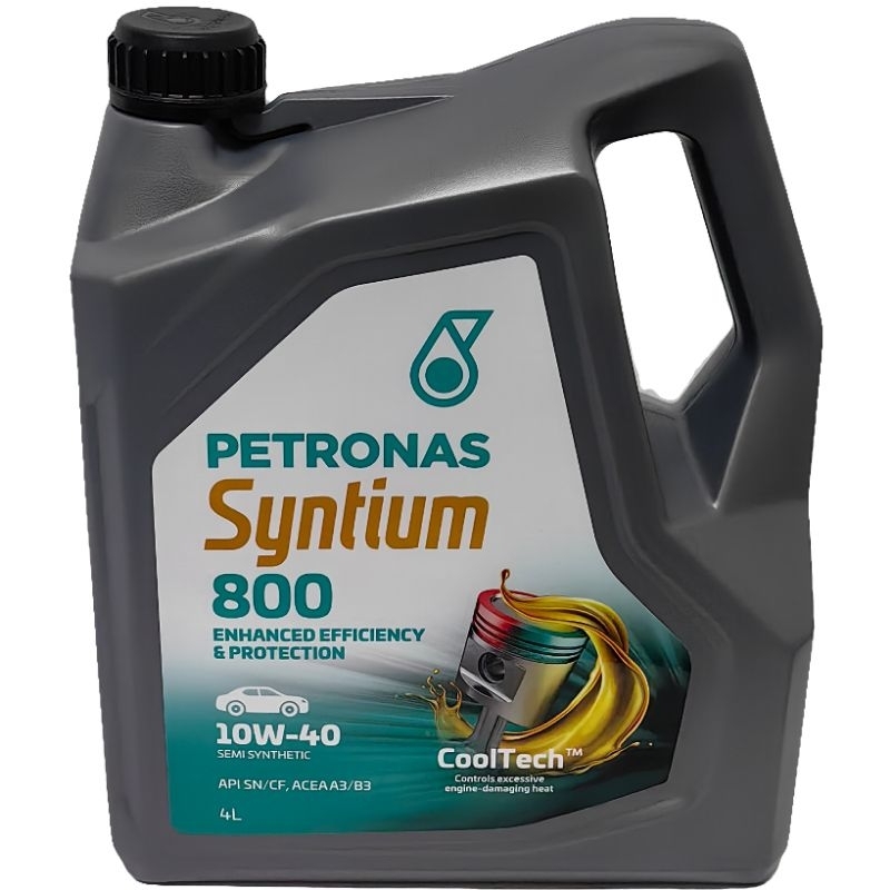 100% Original Petronas Syntium 800 10W-40, 4Litre | Shopee Malaysia