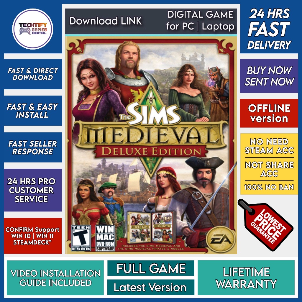 [PC Game] The Sims Medieval Deluxe Edition (+DLC: Pirates and Nobles ...