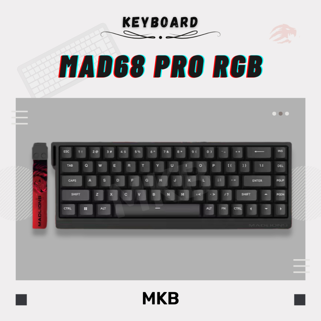 OEM Madlions HE 8000Hz Polling Rate Adjustable Actuation Rapid Keyboard MAD60/MAD68 | Shopee ...