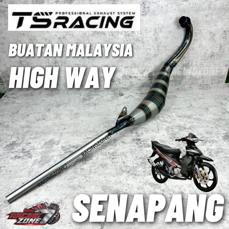 Senapang Pipe On Y125Z RXZ/ Pipe Barrel/ Y125 Senapang Exhaust Pipe ...