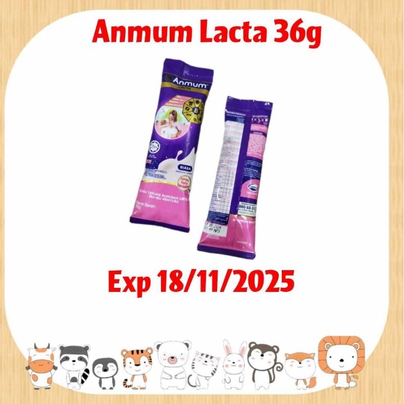 Anmum Lacta Plain 650g/ 36g Formulated Milk for Breastfeeding Mother ...