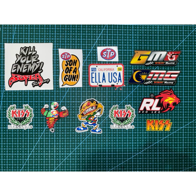 STICKER SOFEA KILL YOUR ENEMY kiss 1972 pangkah gmg ella usa stp esr ...