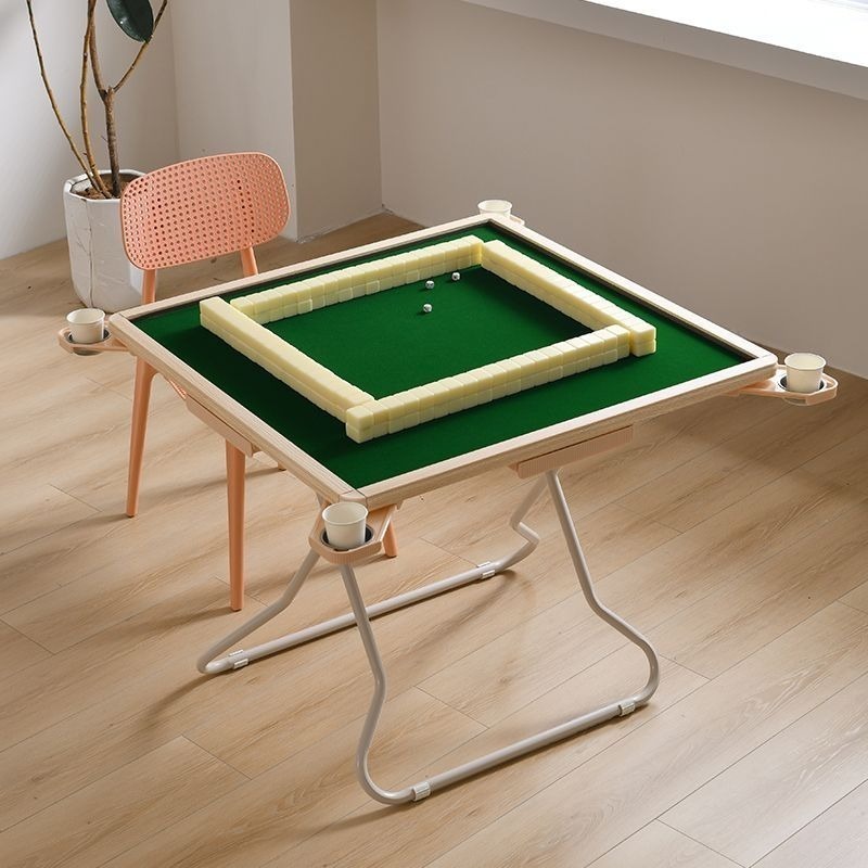 Mahjong table foldable household hand rubbing mahjong table portable ...