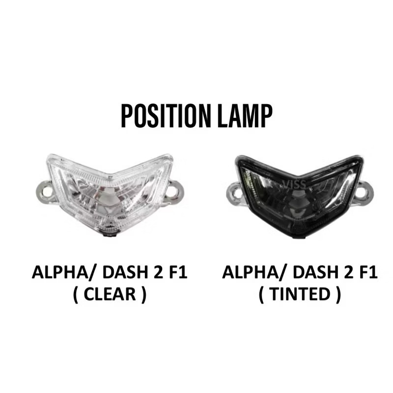 VISS HONDA ALPHA CX CX110 DASH 110 FI DASH V2 V3 FI FUEL INJECTION FRONT POSITION LAMP FRONT ...