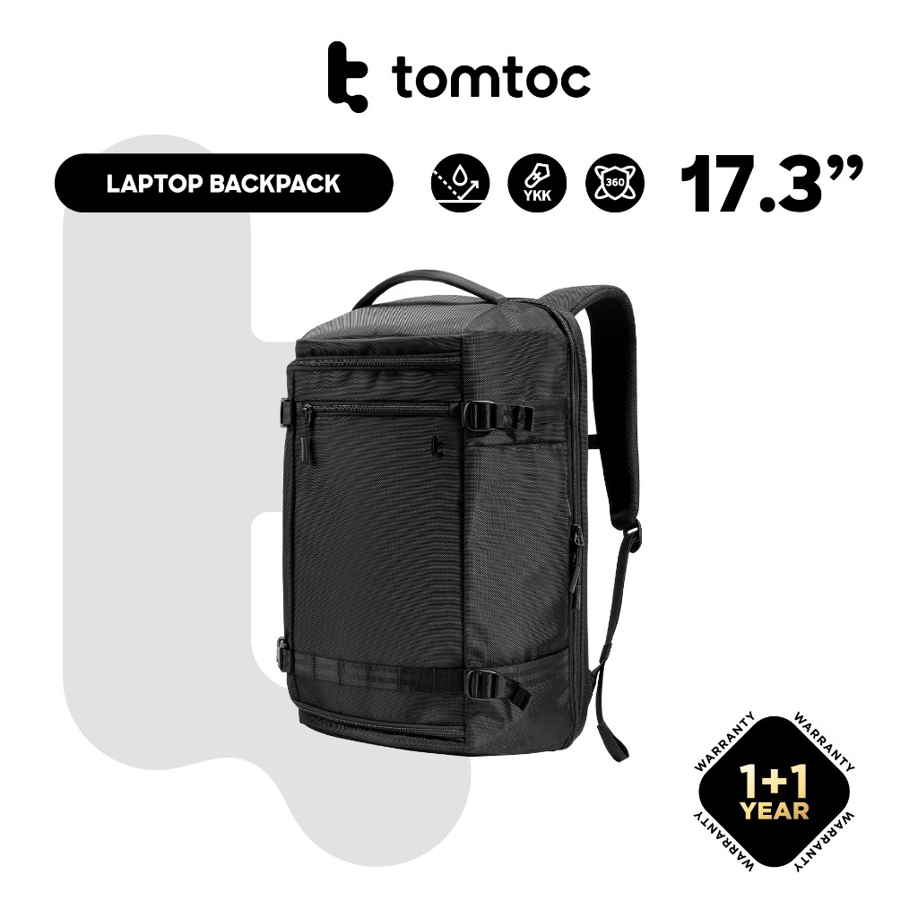 [NEW] tomtoc T67 Travel Laptop Backpack 17.3 Inch Men Bag Water ...