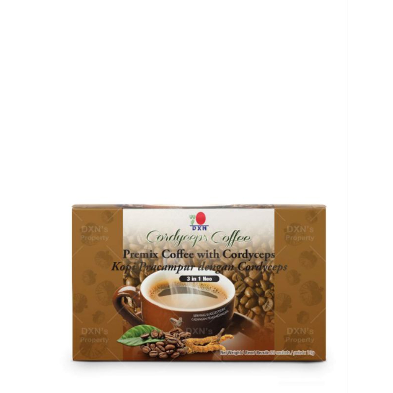 DXN Cordyceps Coffee 3 in 1 Neo | Shopee Malaysia