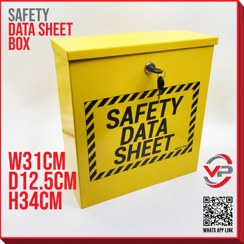 SAFETY DATA SHEET SDS MSDS STOAGE BOX YELLOW STAINLESS STEEL OUTDOOR ...