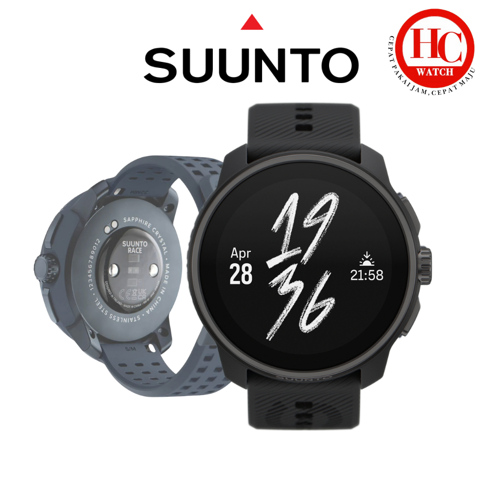 SUUNTO Race All Black AMOLED Ultimate Performance Multisport/ Workout ...