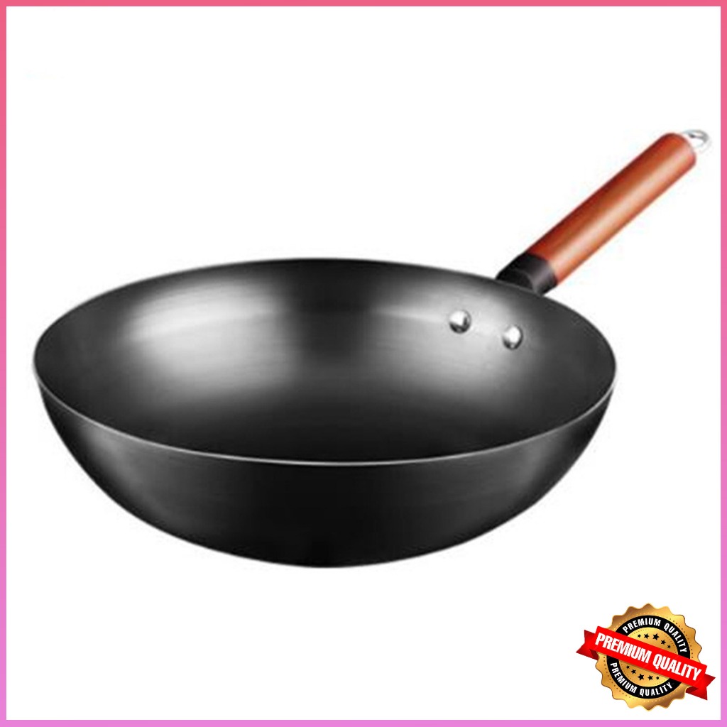 Wok Cast Iron Carbon Steel Wok Chinese Wok Wok Cooking Wok Induction ...