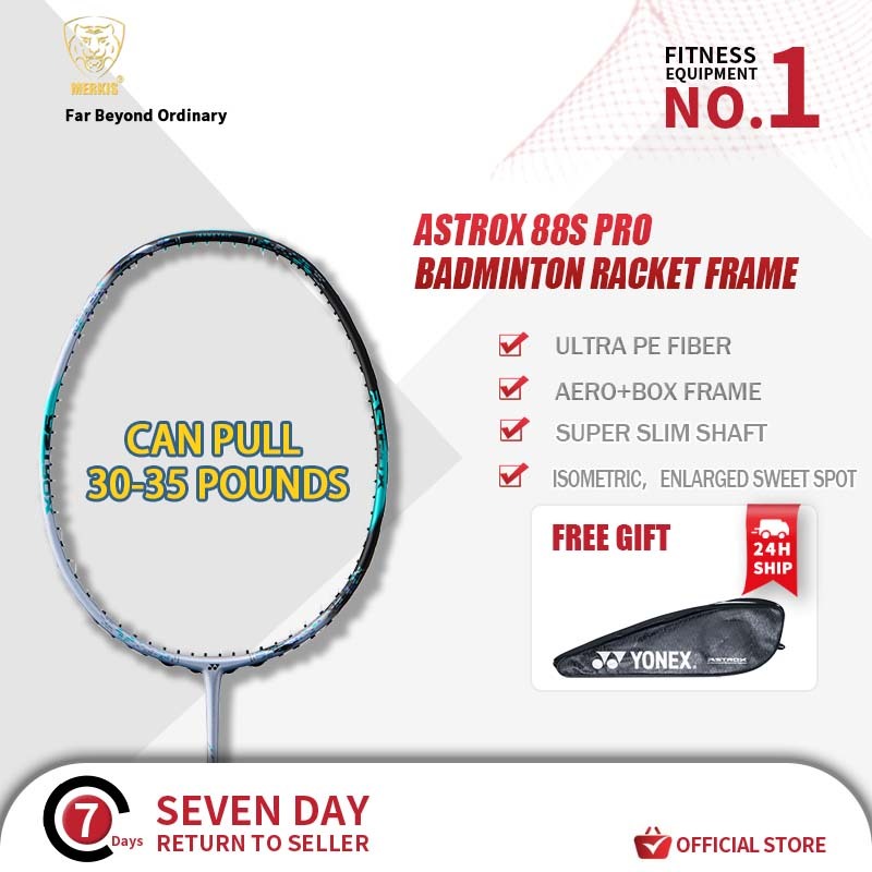 Yonex Astrox 88 S Pro 3rd Gen(Silver/Black) 2024 Badminton Empty Racket ...